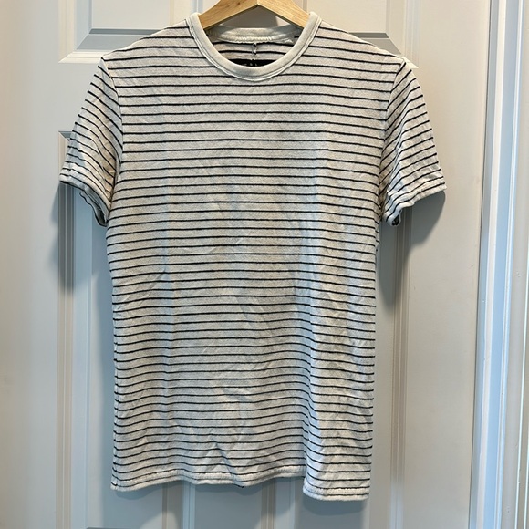 rag & bone | Tops | Rag Bone Striped Cotton Tee Small | Poshmark